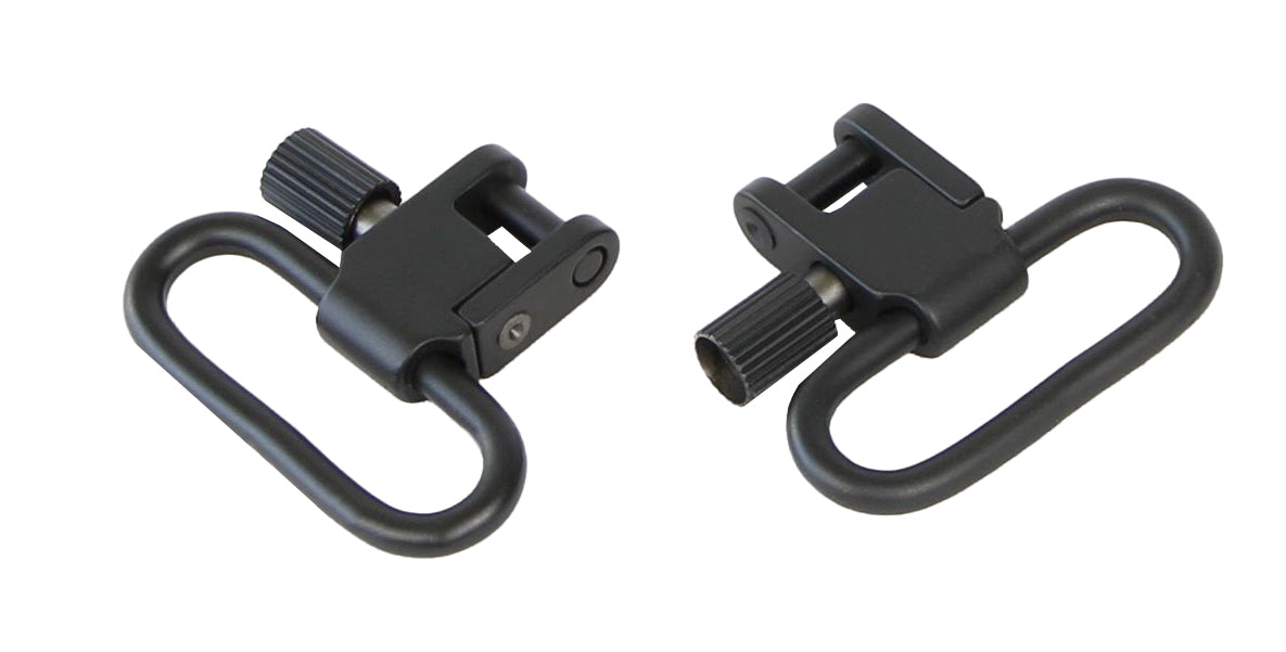 Deluxe Locking Swivel Set - Black Steel – Bulldog Cases and Vaults